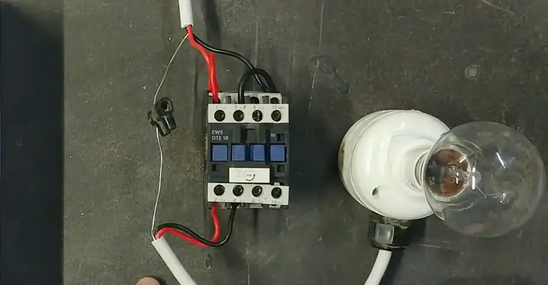 How To Wire A Contactor With A 240V Coil?