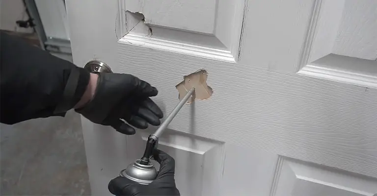 DIY Project: Filling a Hollow Core Door with Foam