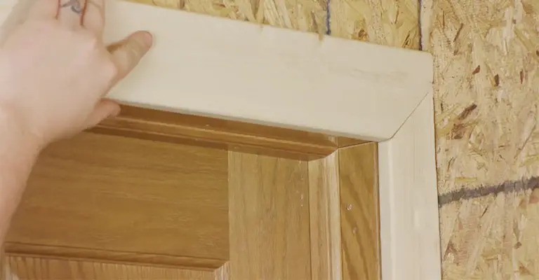 How To Put Quarter Round Around Door Trim?