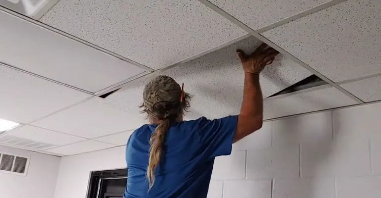 How To Fix Sagging Ceiling Tiles?