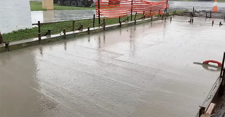 Can You Pour Concrete After Heavy Rain?