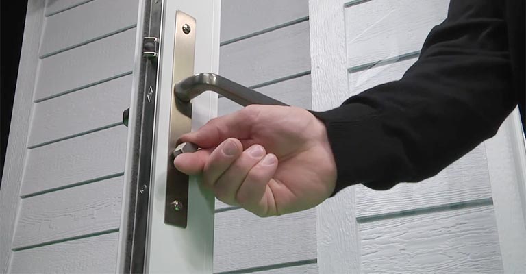 How To Open A Locked Storm Door?