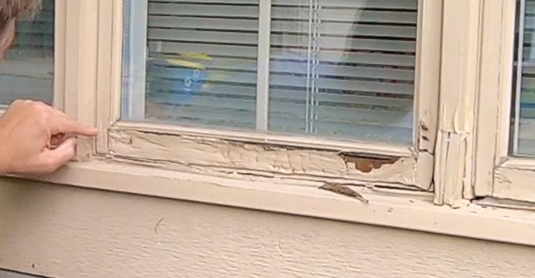 How To Repair and Replace a Rotted Window Frame and Wood Around It?