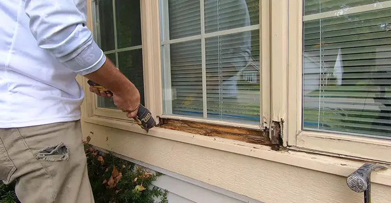 How To Repair and Replace a Rotted Window Frame and Wood Around It?