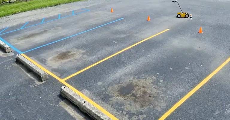 A DIY Guide To Painting Parking Lot Lines Without A Machine